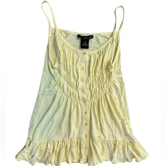 Willi Smith | Tops | Willi Smith Butter Yellow Sleeveless Top M | Poshmark